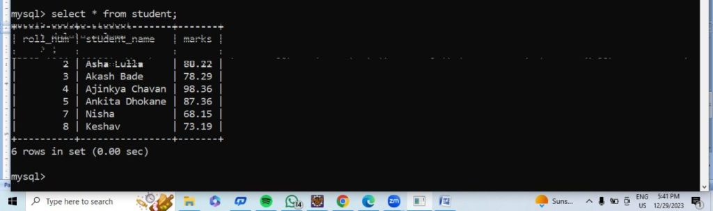 Magic Of Table Data Retrieval 0 To All – The ResultSet
